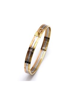 gold clip bangle